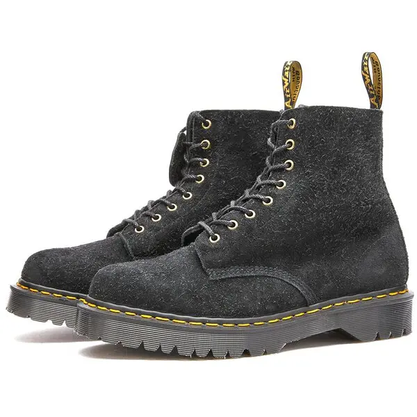 靴 Dr.Martens 1460 PASCAL BEX 8EYE Dr. Martens 1460 Pascal Bex 8 Eye Boot - Black Tufted Suede